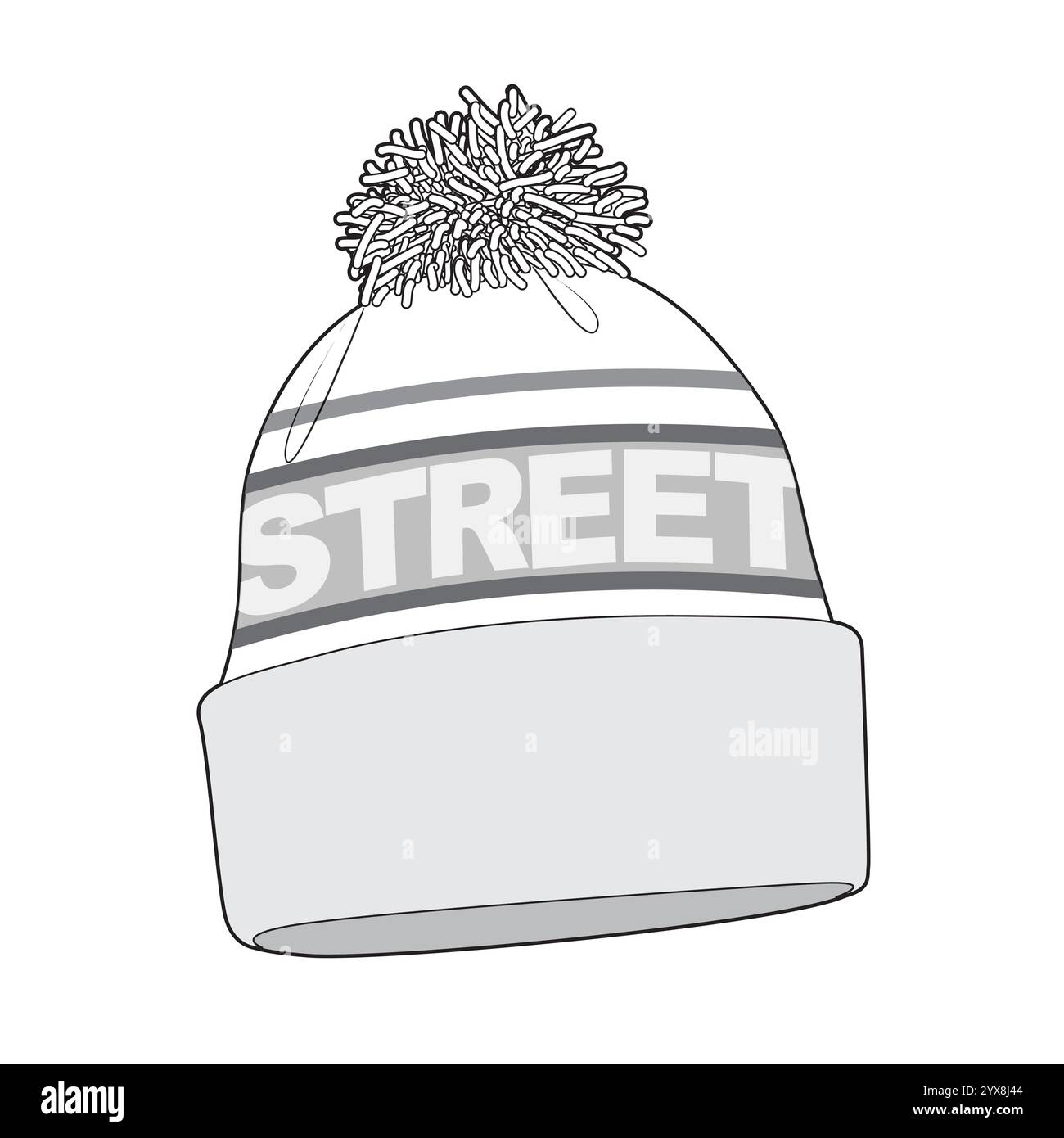 Female hats flat sketch hi-res stock photography and images - Alamy