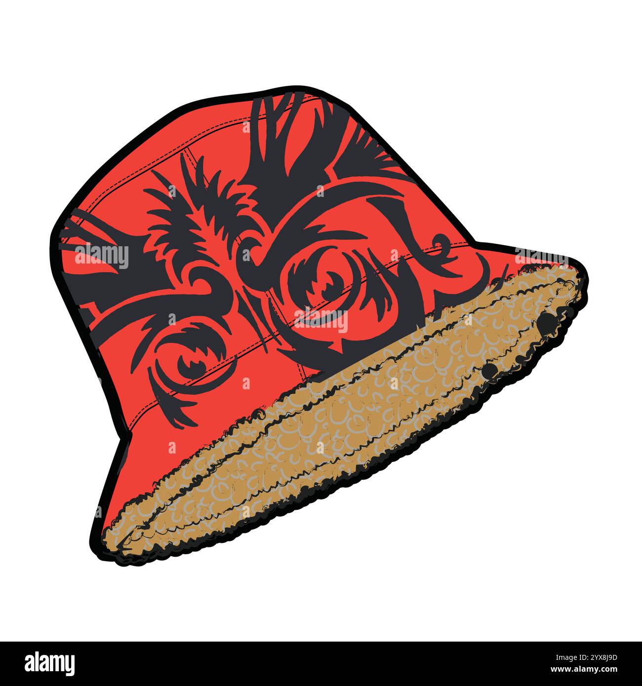 Warm bucket hats Stock Vector Images - Alamy