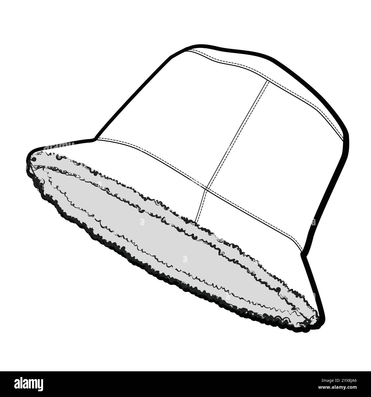Bucket hat technical drawing hi-res stock photography and images - Alamy