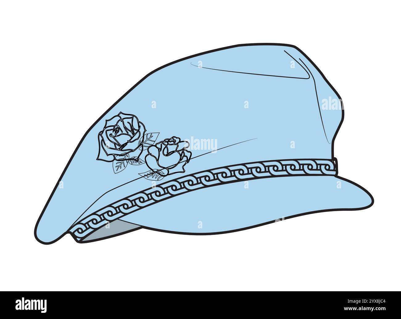 Marine corps general dress cap Stock Vector Images - Alamy