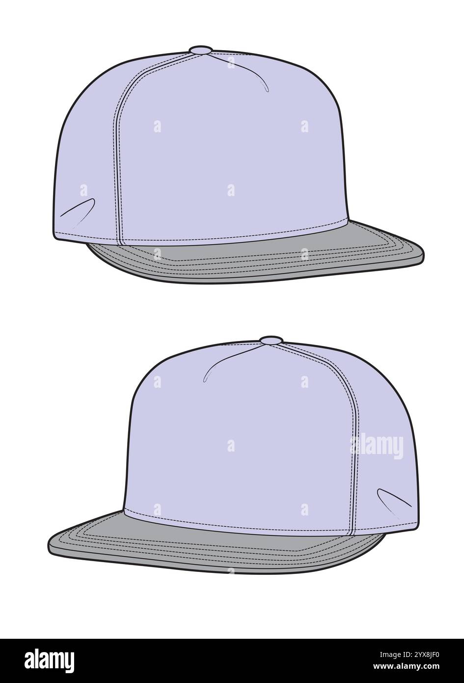 Man snapback cap Stock Vector Images - Alamy