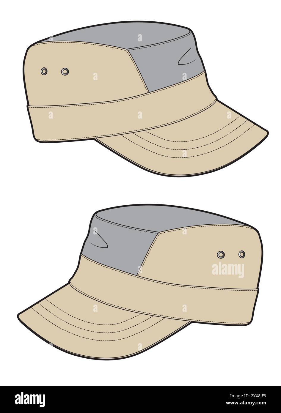 Military cap clipart hi-res stock photography and images - Alamy