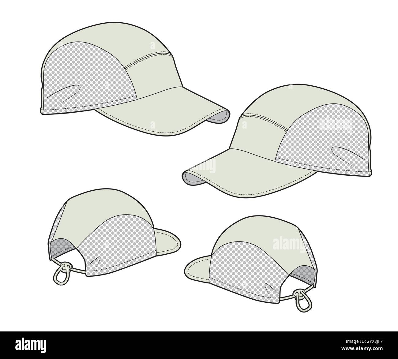 Trucker caps technical drawing vector template Stock Vector Image & Art ... Trucker caps technical drawing vector template Stock Vector Image & Art ...
