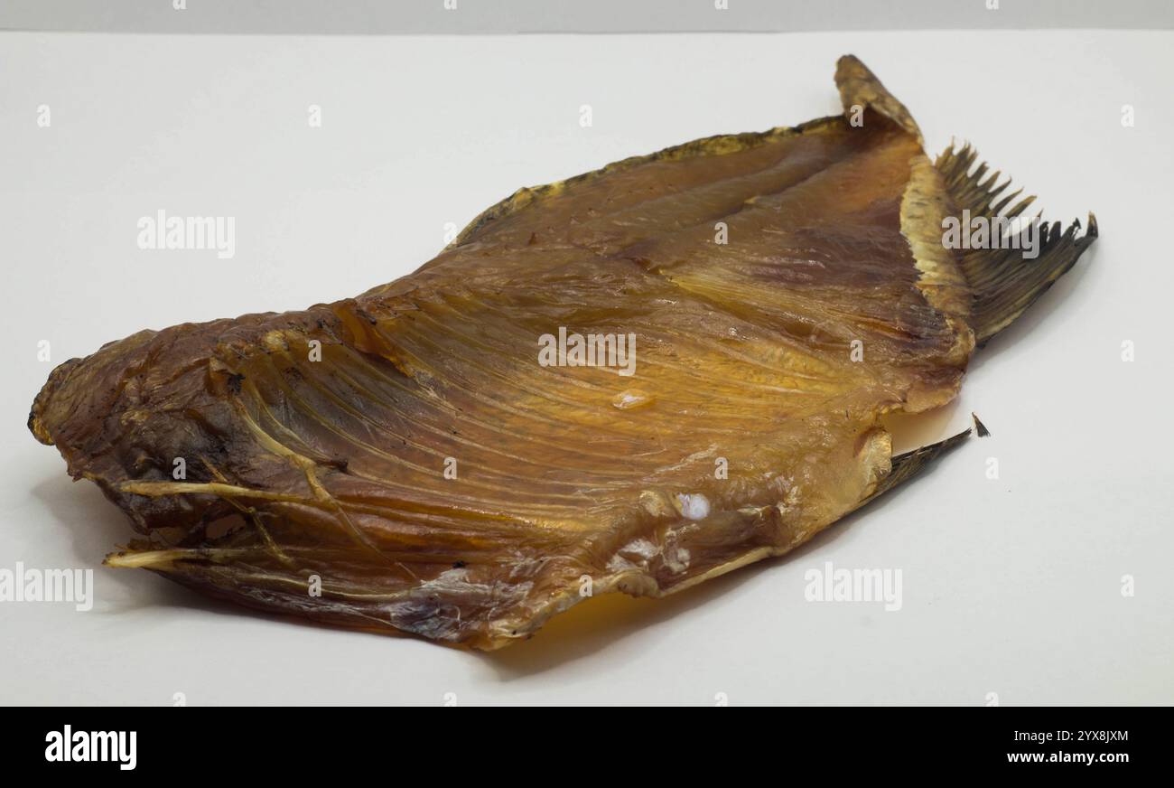 fresh fish on a white background, Dried bream fillet Stock Photo - Alamy