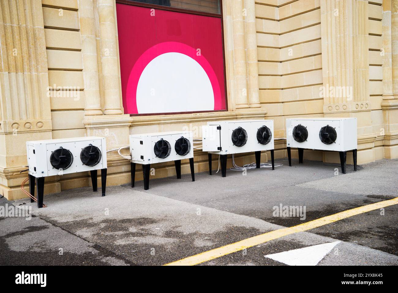 Street Photography Objects - Air Conditioning in close up. perspective ...