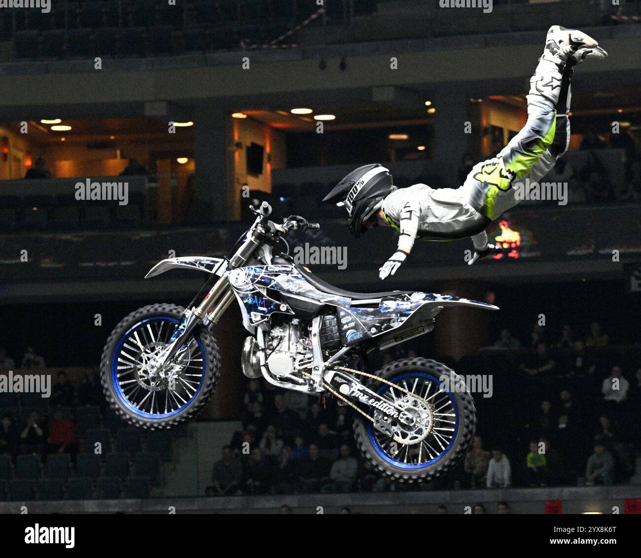 Prague, Czech Republic. 14th Dec, 2024. Czech freestyle motocross rider ...