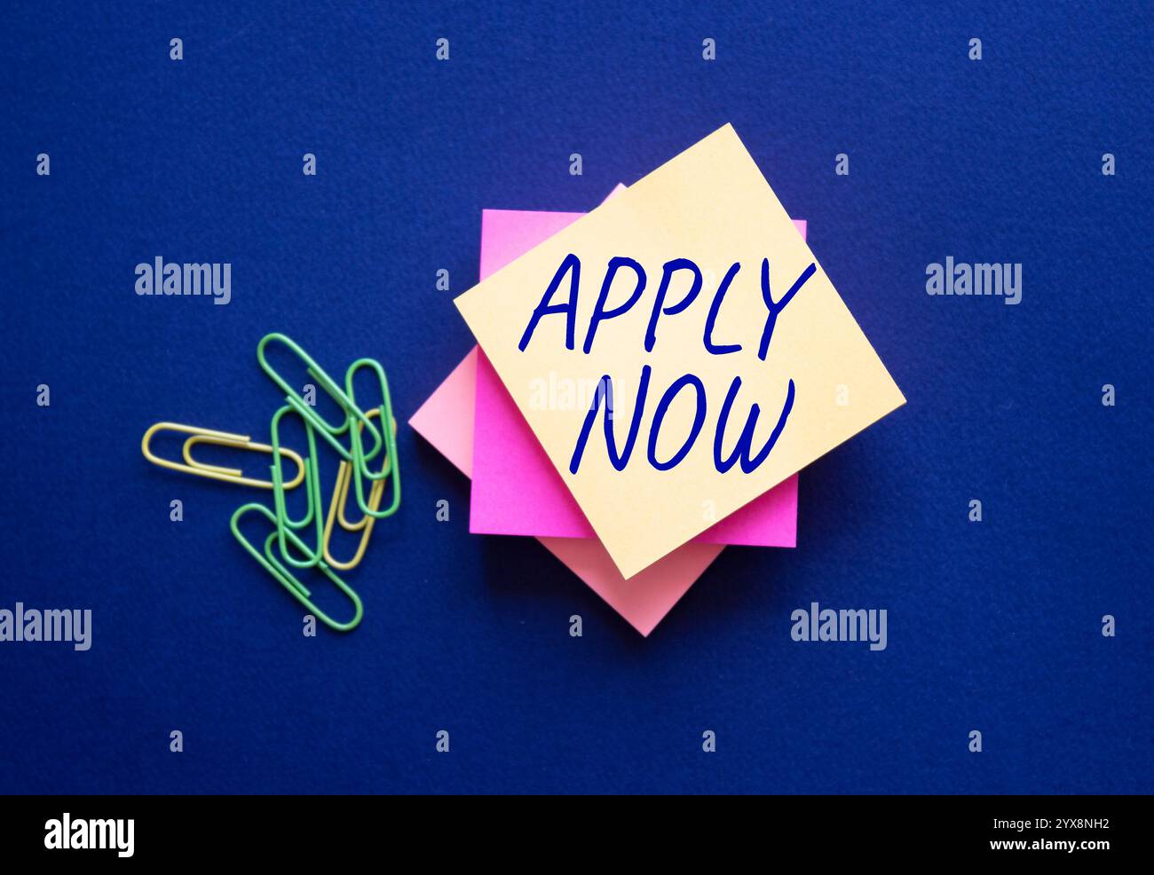 Apply now symbol. Concept word Apply now on steaky note. Beautiful deep ...