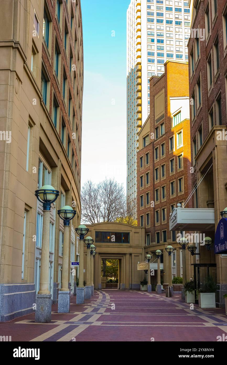 This is Boston's waterfront region. Very expensive hotels, condos ...