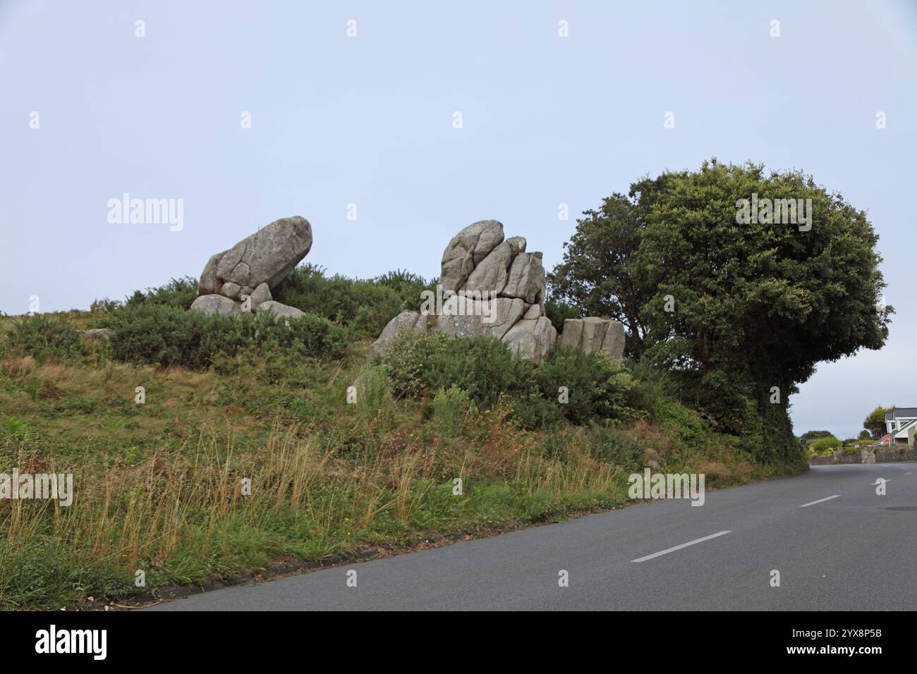 Neolithic landscape of L'Ancresse Common, Vale, Guernsey, Channel ...