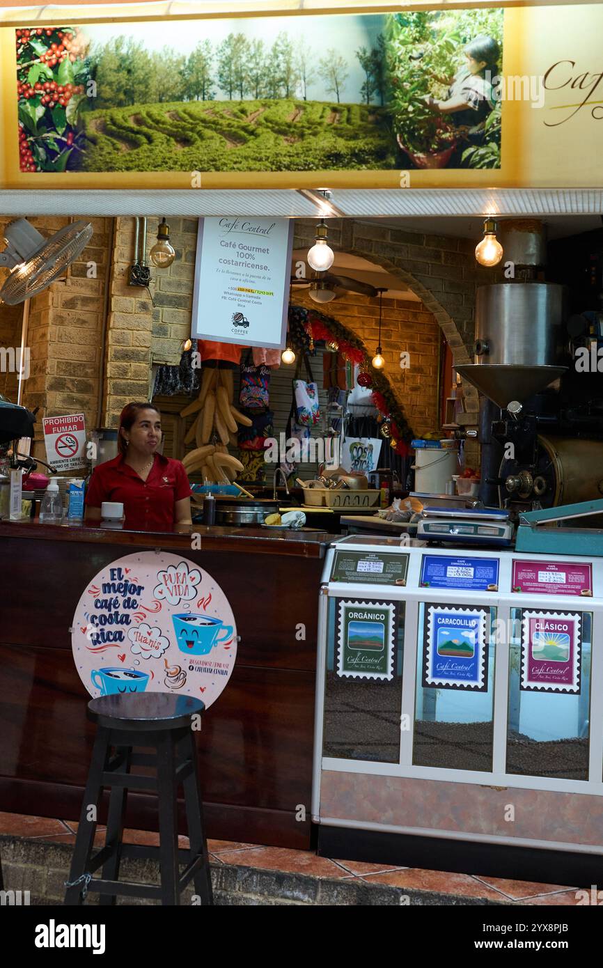 San Jose, Costa Rica - November 15, 2024 - the Central Market interior ...