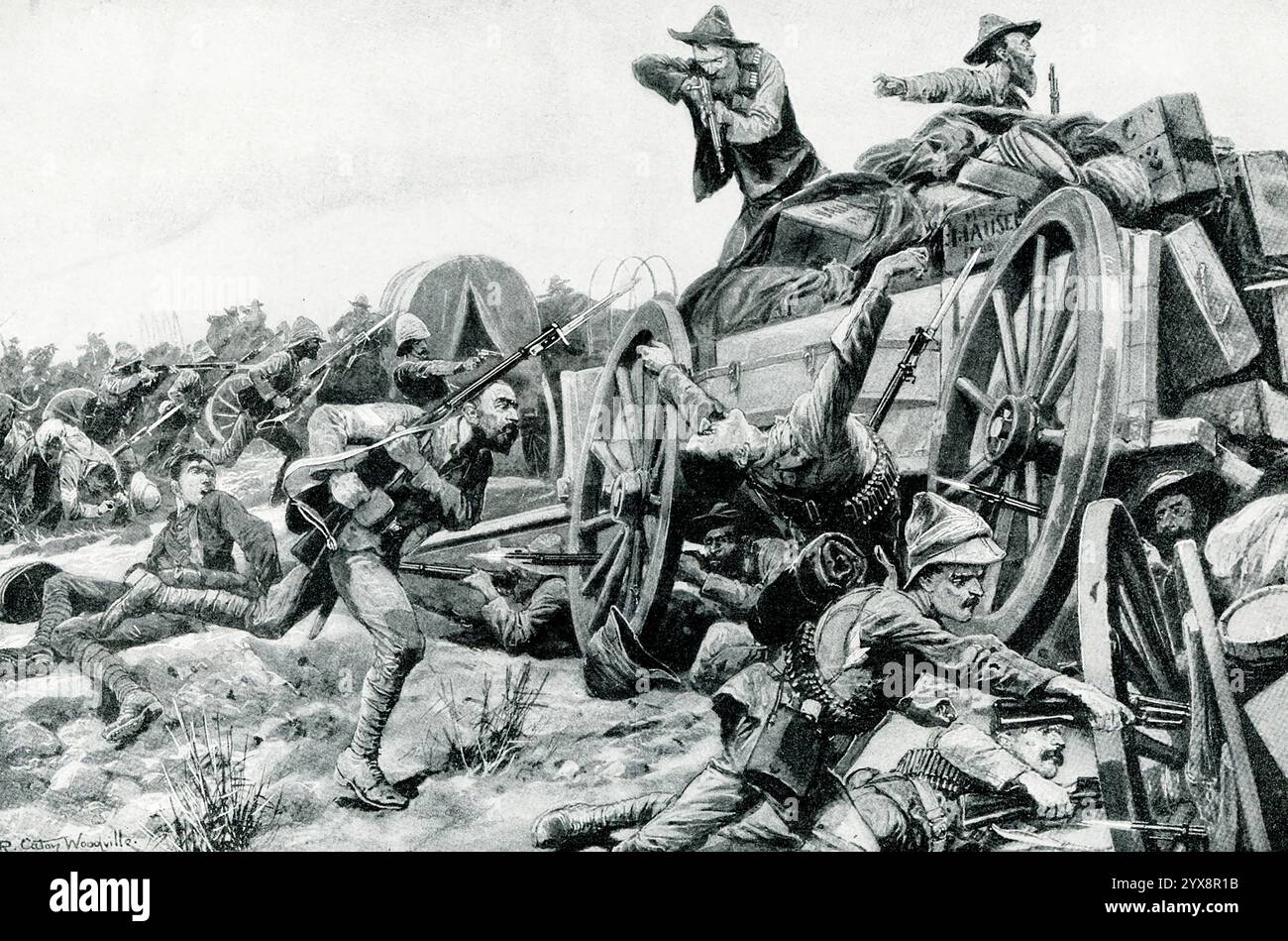 Boer assault on british convoy hi-res stock photography and images - Alamy