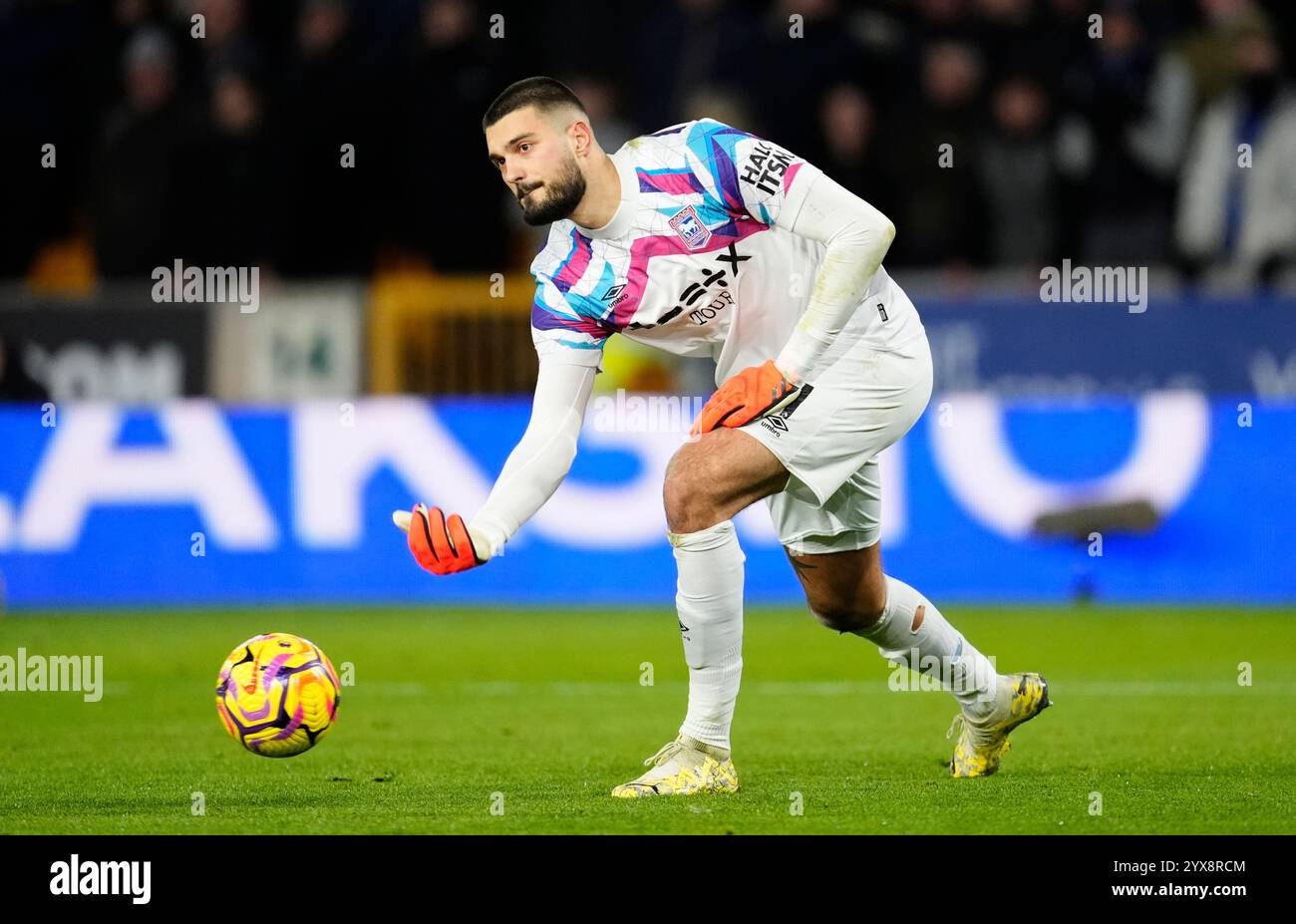 Ipswich Town goalkeeper Arijanet Muric during the Premier League match ...