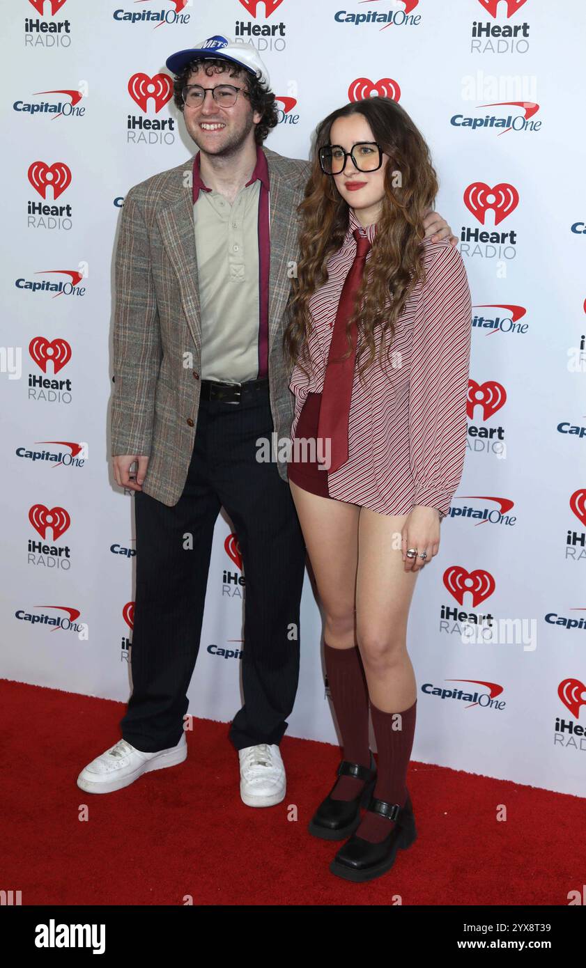 December 13, 2024, New York, New York, USA: Singers CLYDE LAWRENCE and ...
