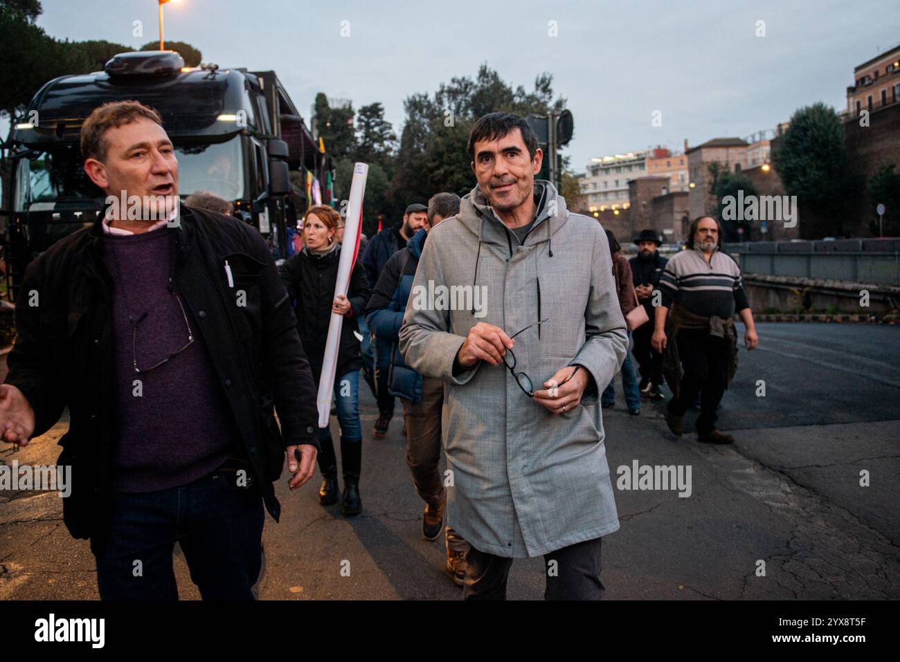 Roma, Italia. 14th Dec, 2024. Manifestazione e corteo da Piazzale del ...