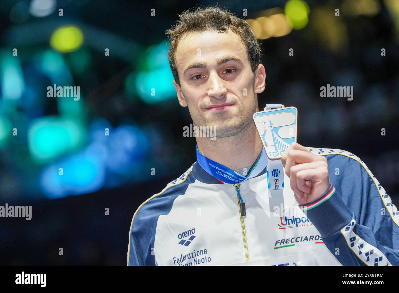 Budapest, Ungheria. 14th Dec, 2024. Alberto Razzetti from Italy bronze ...