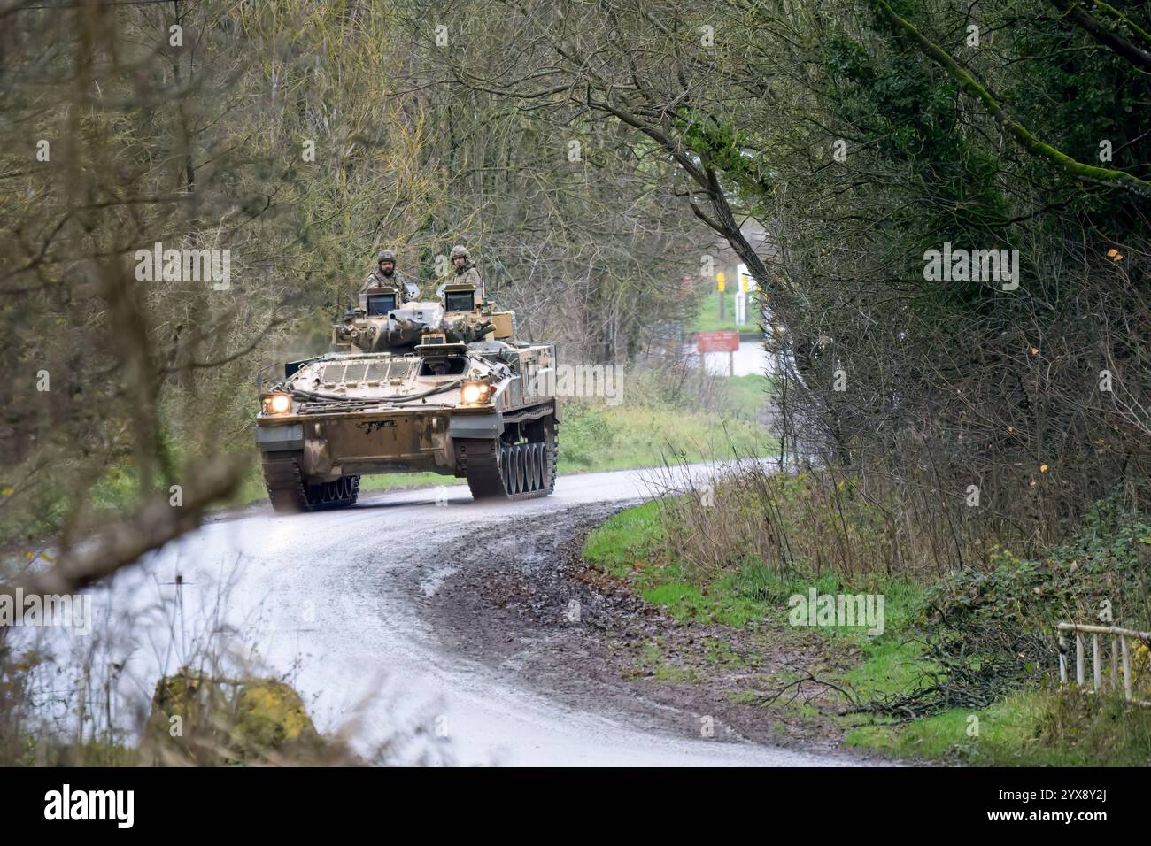 Soldier directing armored military vehicle hi-res stock photography and ...