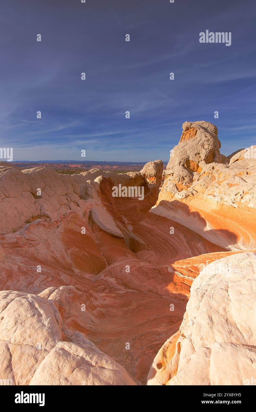 White pocket, hidden treasure in Vermilion - Arizona 17, USA Stock ...