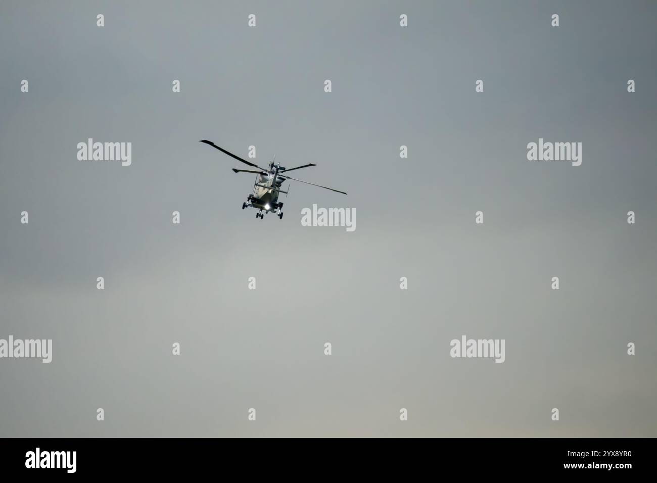 British army AgustaWestland AW159 Wildcat AH1 helicopter flying fast ...