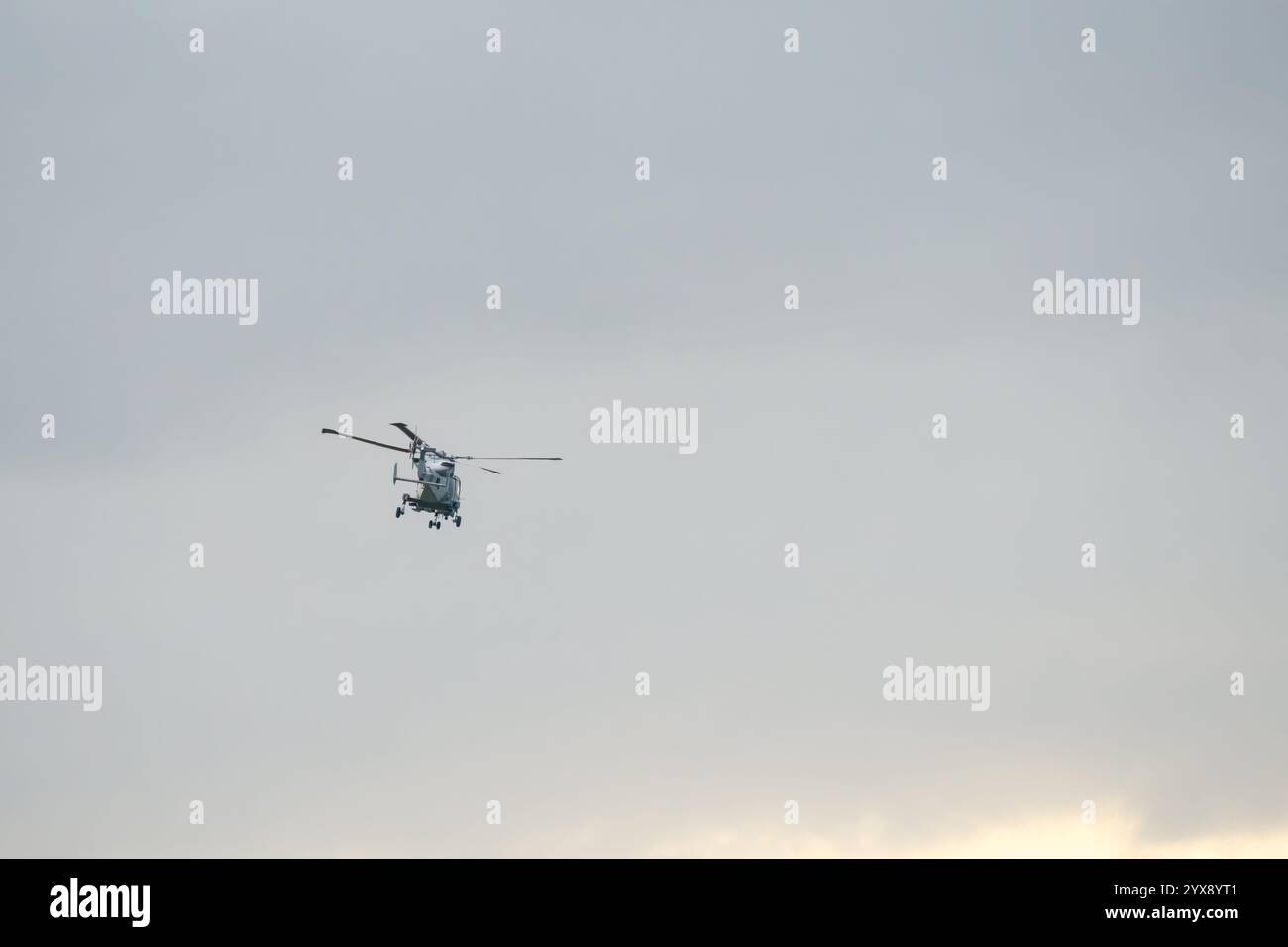 British army AgustaWestland AW159 Wildcat AH1 helicopter flying fast ...