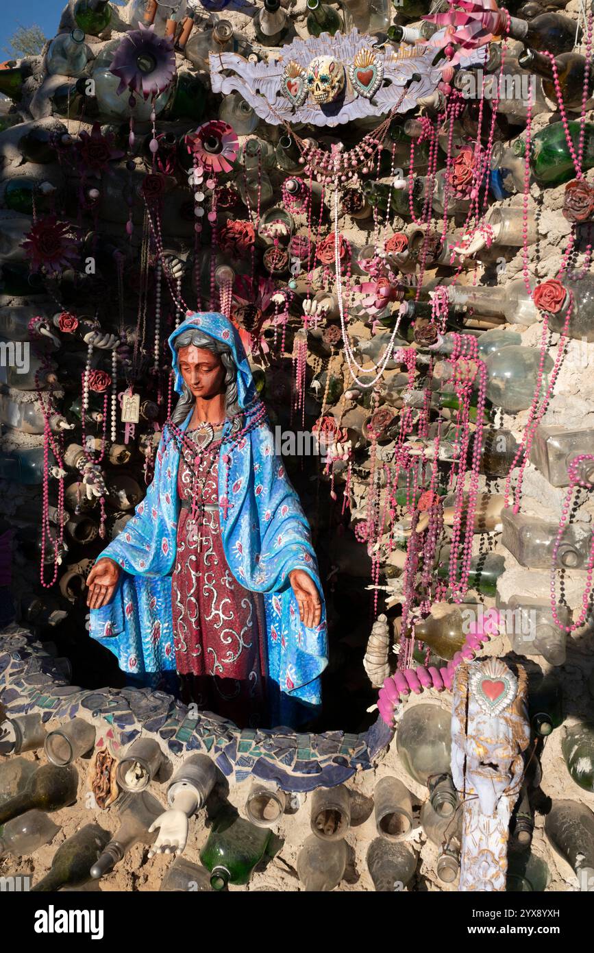 Our Lady of Lost Souls in East Jesus, California near the Salton Sea ...