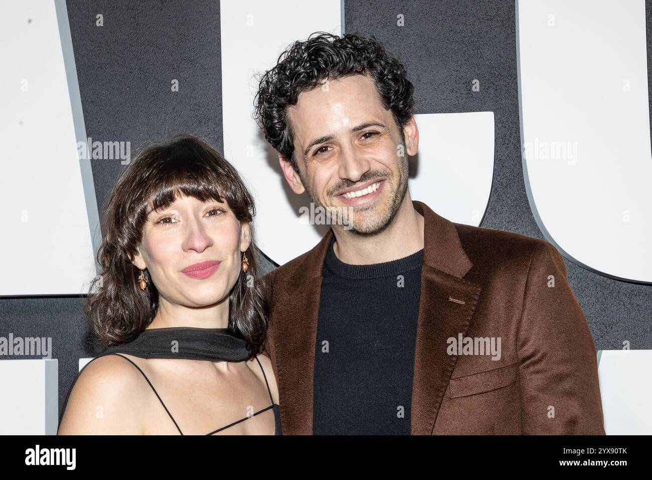 Izy Brown and Nick Pupo attend the premiere of 'A Complete Unknown' at ...