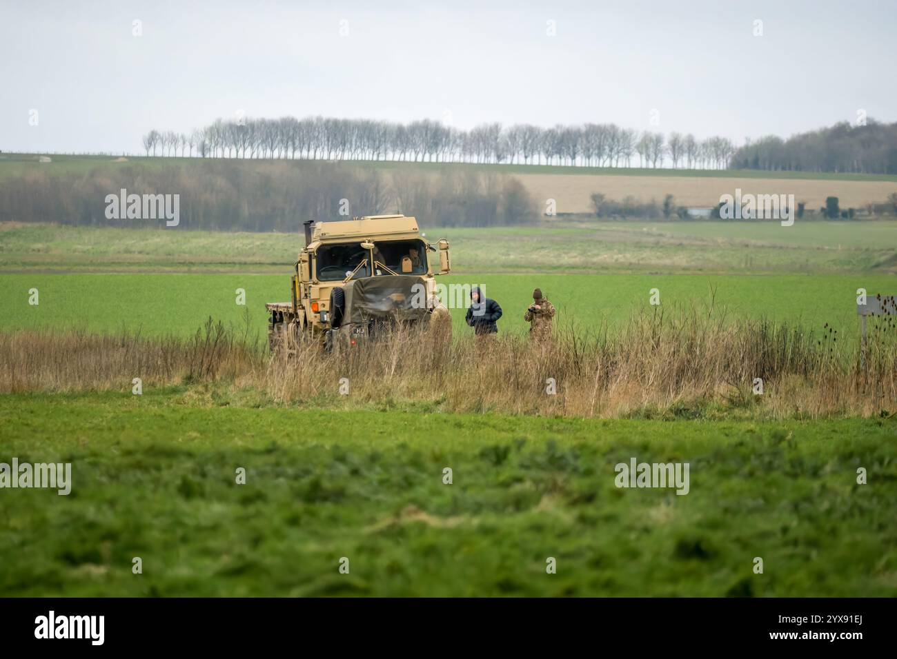 large utility truck used in countryside Stock Photo - Alamy