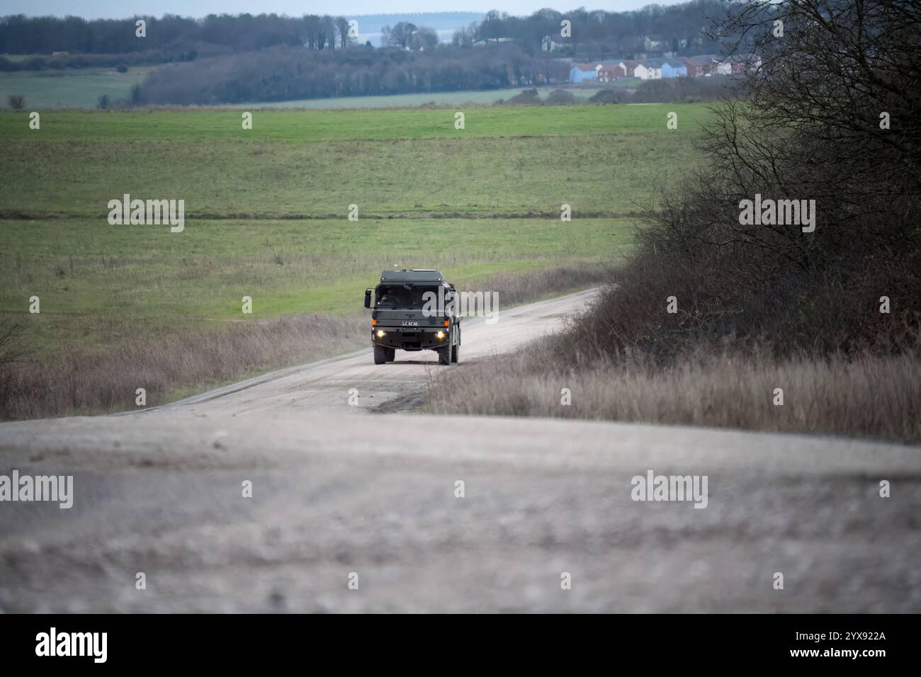 large utility truck used in countryside Stock Photo - Alamy