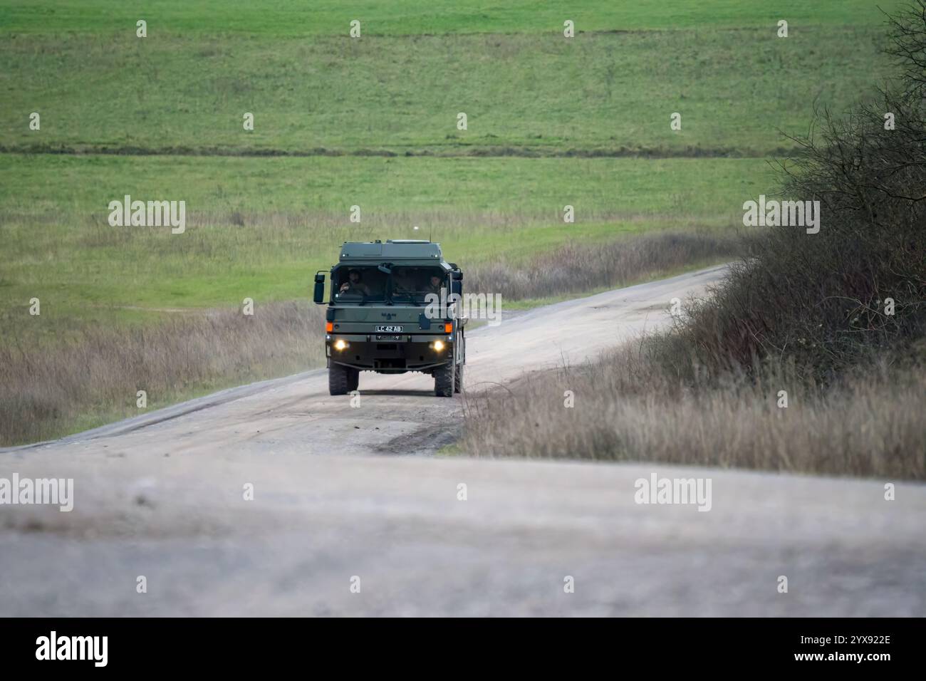 large utility truck used in countryside Stock Photo - Alamy