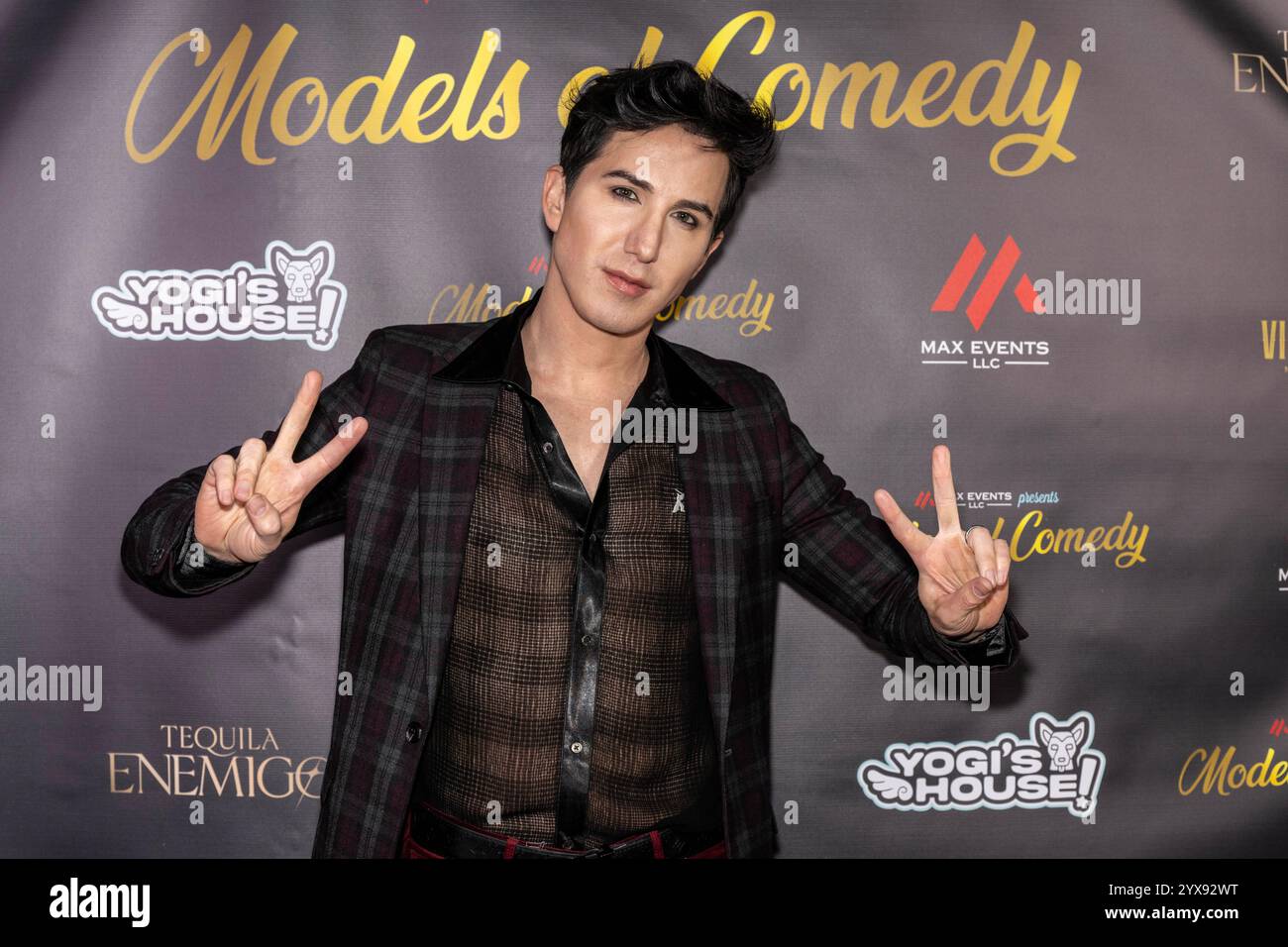 Recording artist Ricky Rebel attends Max Events Presents 2024 Models of ...
