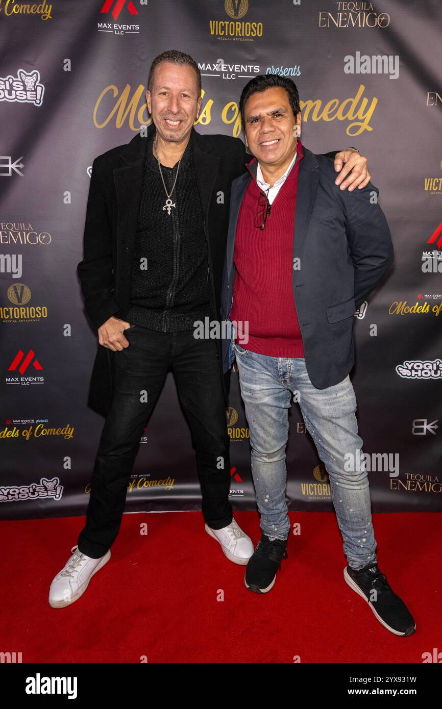 Los Angeles, USA. 13th Dec, 2024. DJ DaddyD, Producer Max Soto-Jacques ...