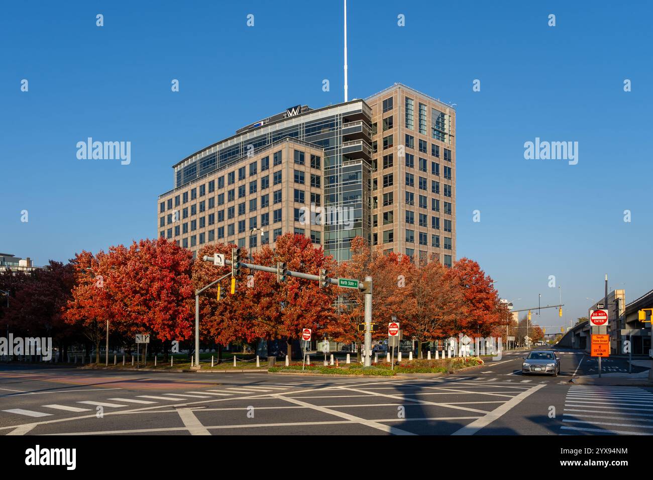 WWE office on Washington Boulevard in Stamford, Connecticut Stock Photo ...