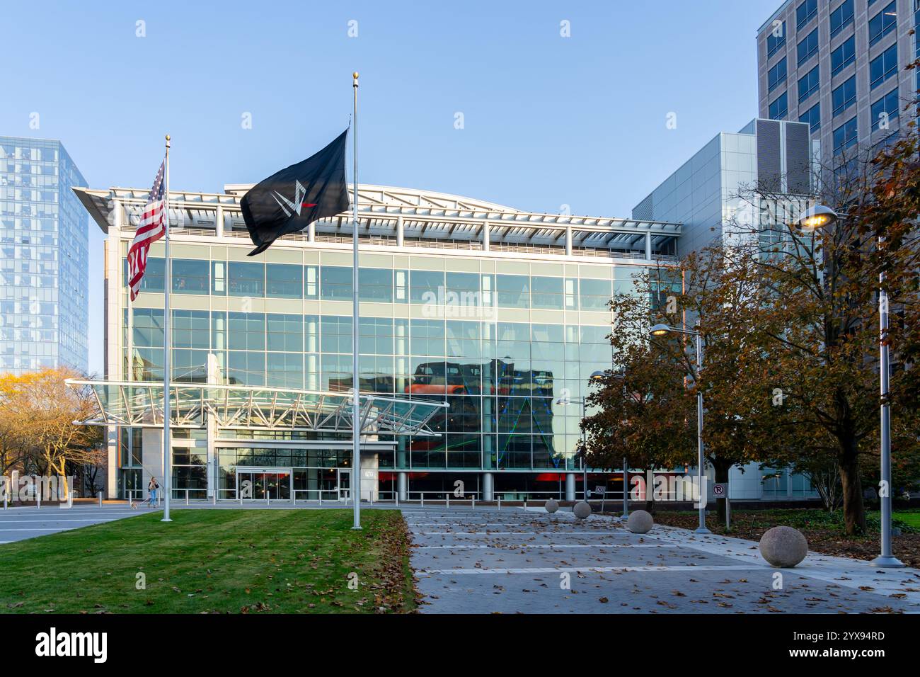 The offices building of WWE on Washington Boulevard in Stamford ...