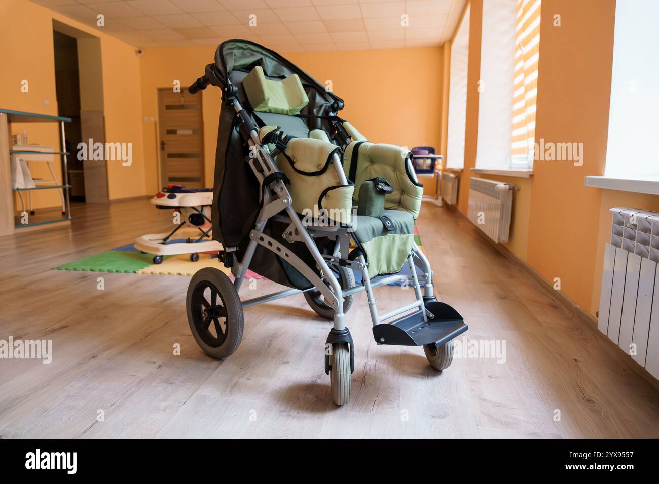 Modern Versatile Stroller in a Brightly Lit Room Stock Photo - Alamy