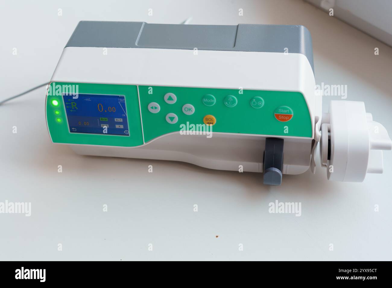 Medical Infusion Pump with Digital Display and Control Panel Stock ...