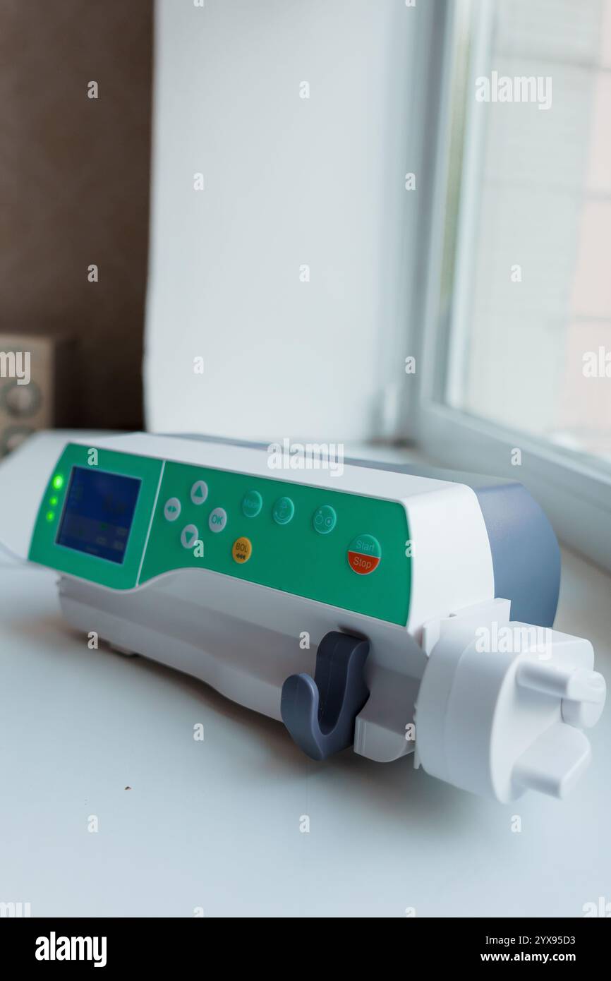 Medical Infusion Pump on a Windowsill Stock Photo - Alamy