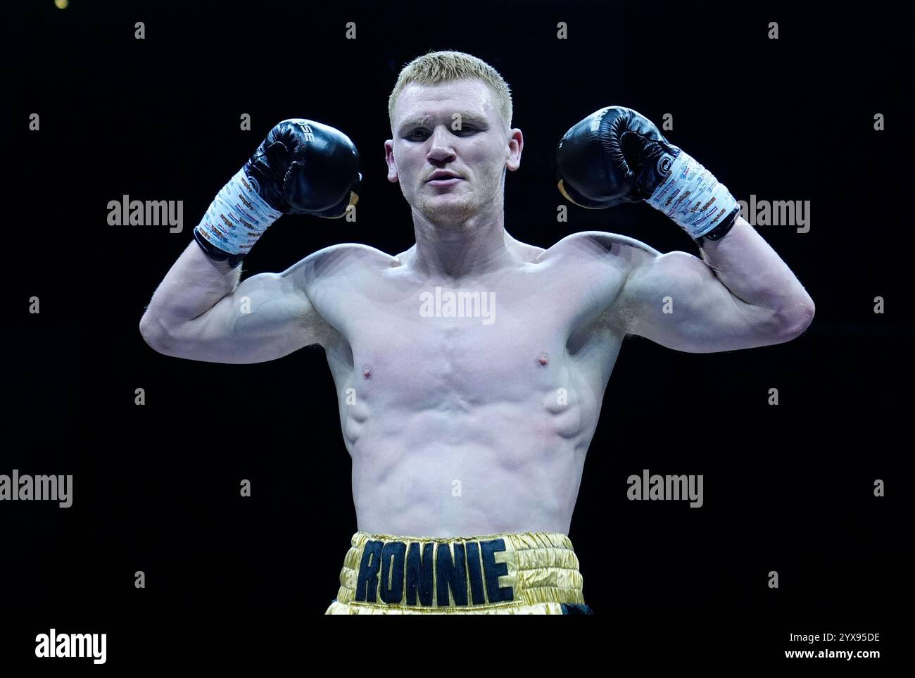 Mark Jeffers after winning the Commonwealth Silver Super Middleweight ...