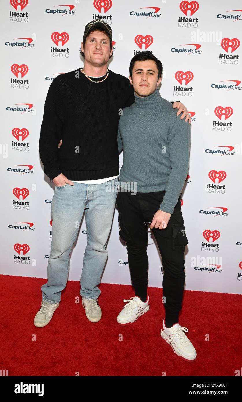New York, USA. 14th Dec, 2024. Ryan Trainor and Chris Olsen attend ...