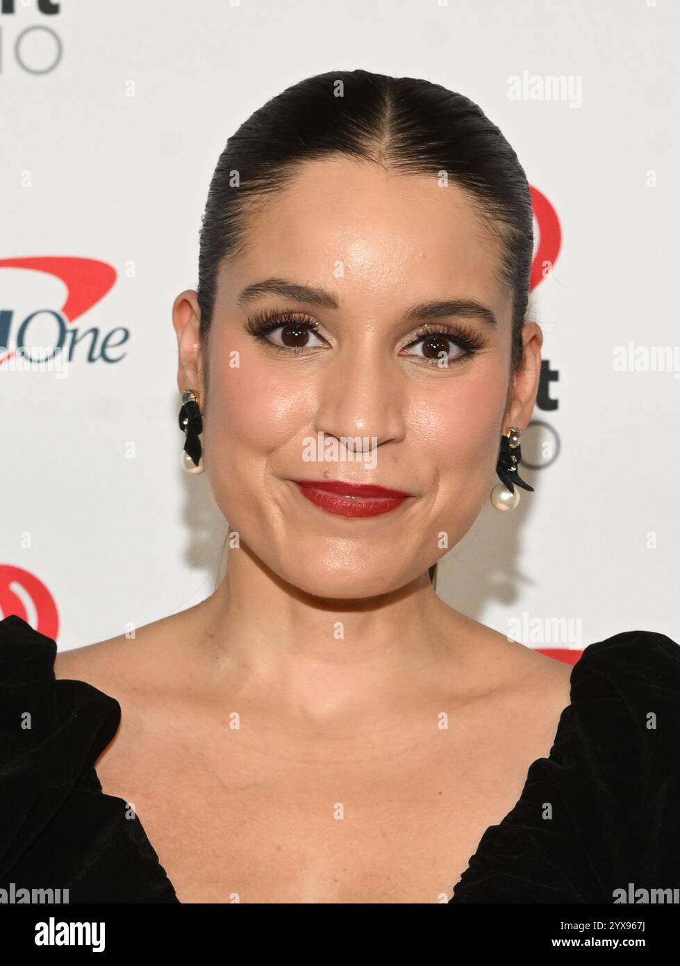 New York, USA. 14th Dec, 2024. Gina Naomi Baez attends iHeartRadio z100's Jingle Ball 2024 ...