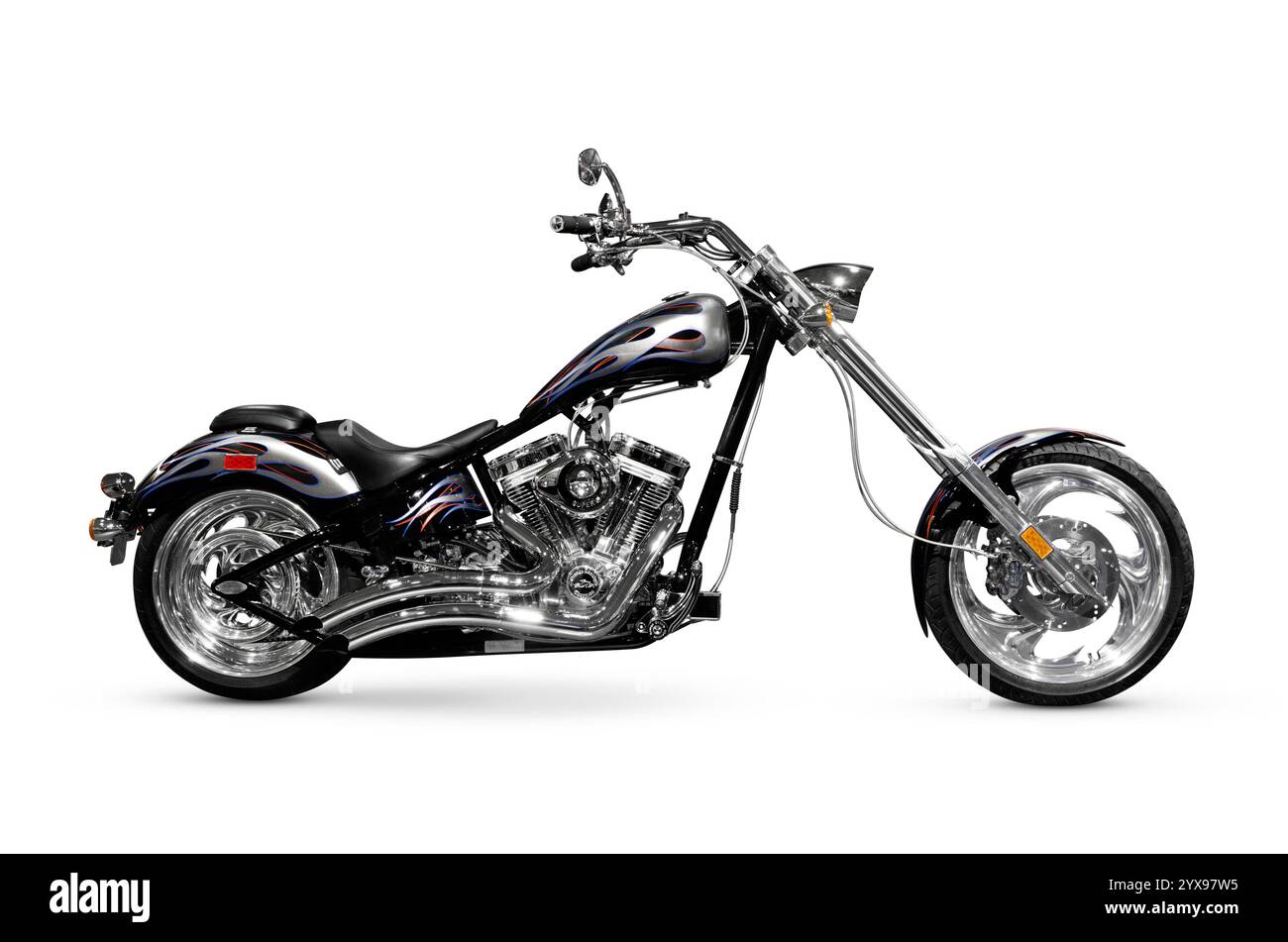 Customized motorcycles Cut Out Stock Images & Pictures - Alamy