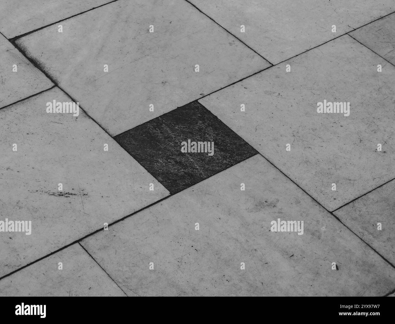 Center of Attention: A Tiny Black Square Stock Photo - Alamy