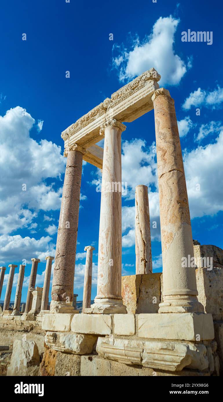 Tripolis ancient city ruins, Denizli, Turkey Stock Photo - Alamy