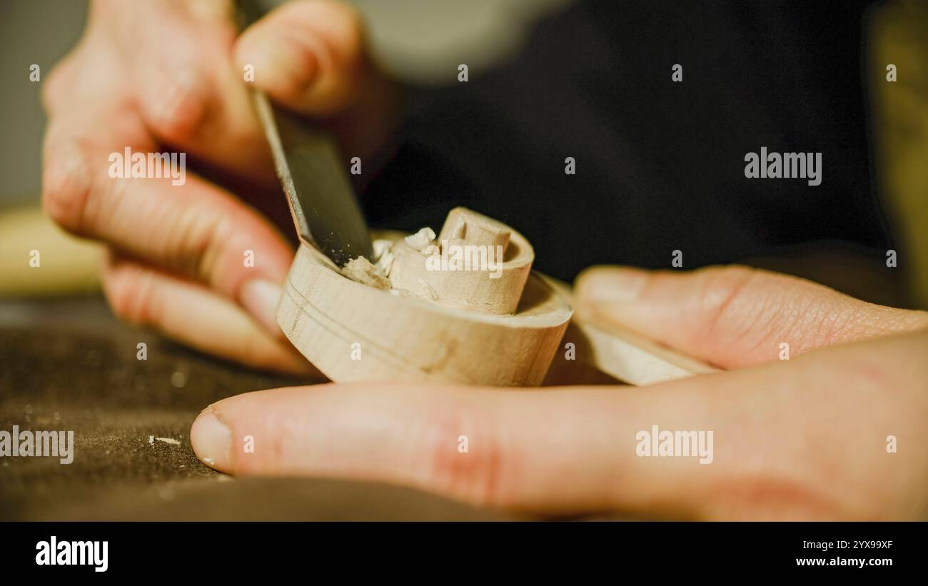 Close up skilled luthiers hi-res stock photography and images - Alamy