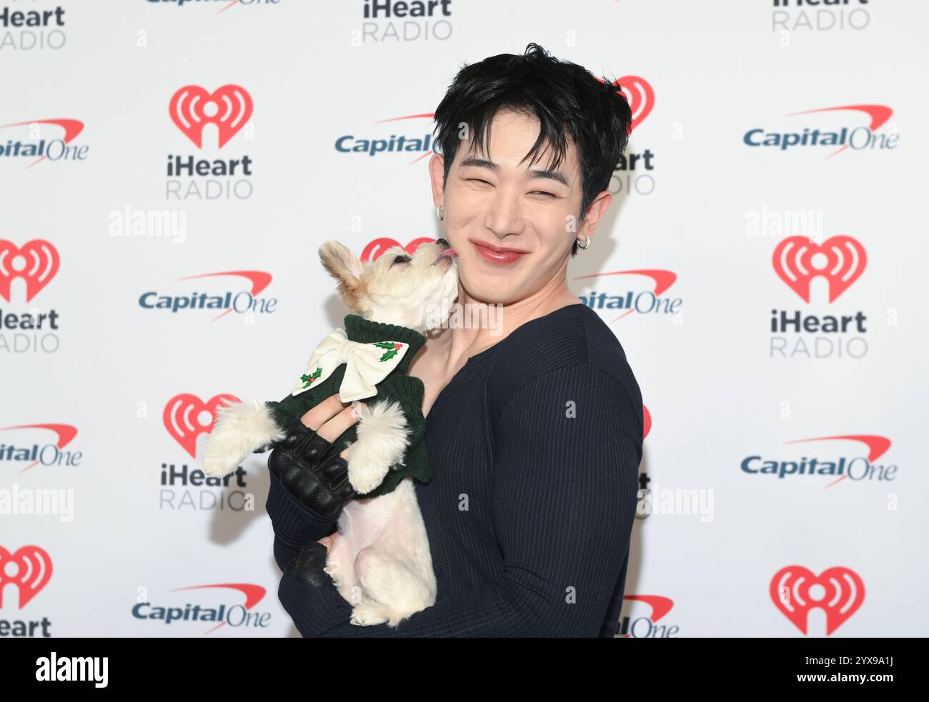 New York, USA. 14th Dec, 2024. Wonho attends iHeartRadio z100's Jingle ...