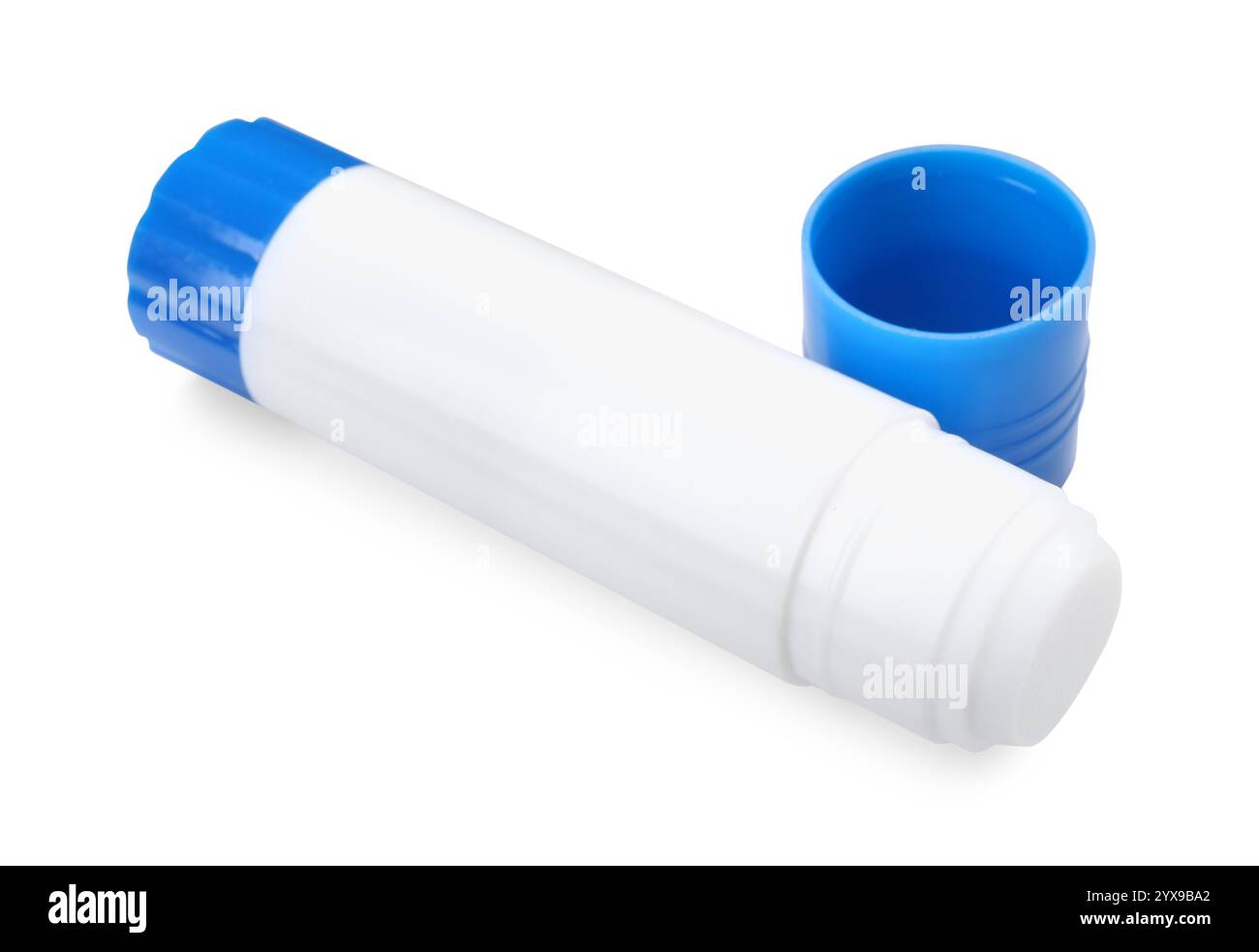 One glue stick and cap isolated on white Stock Photo - Alamy