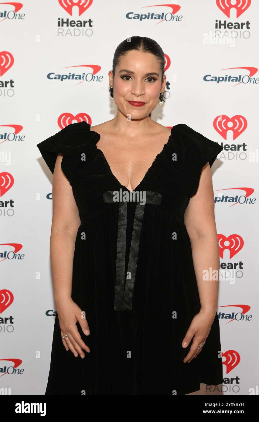 New York, USA. 14th Dec, 2024. Gina Naomi Baez attends iHeartRadio z100 ...