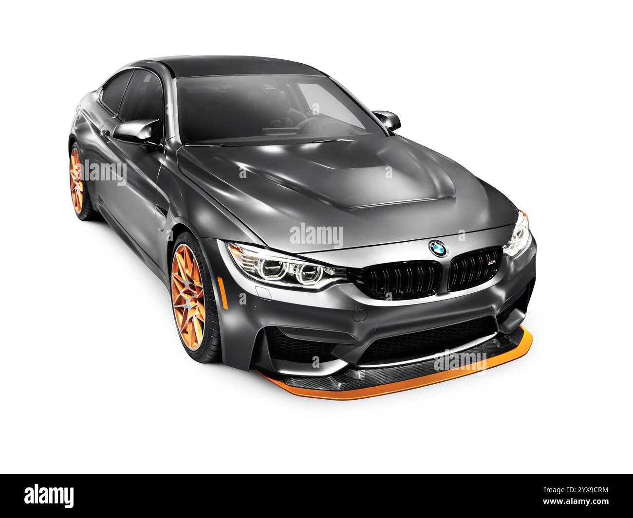 2016 BMW M4 GTS high-performance car matte gray metallic sports car ...