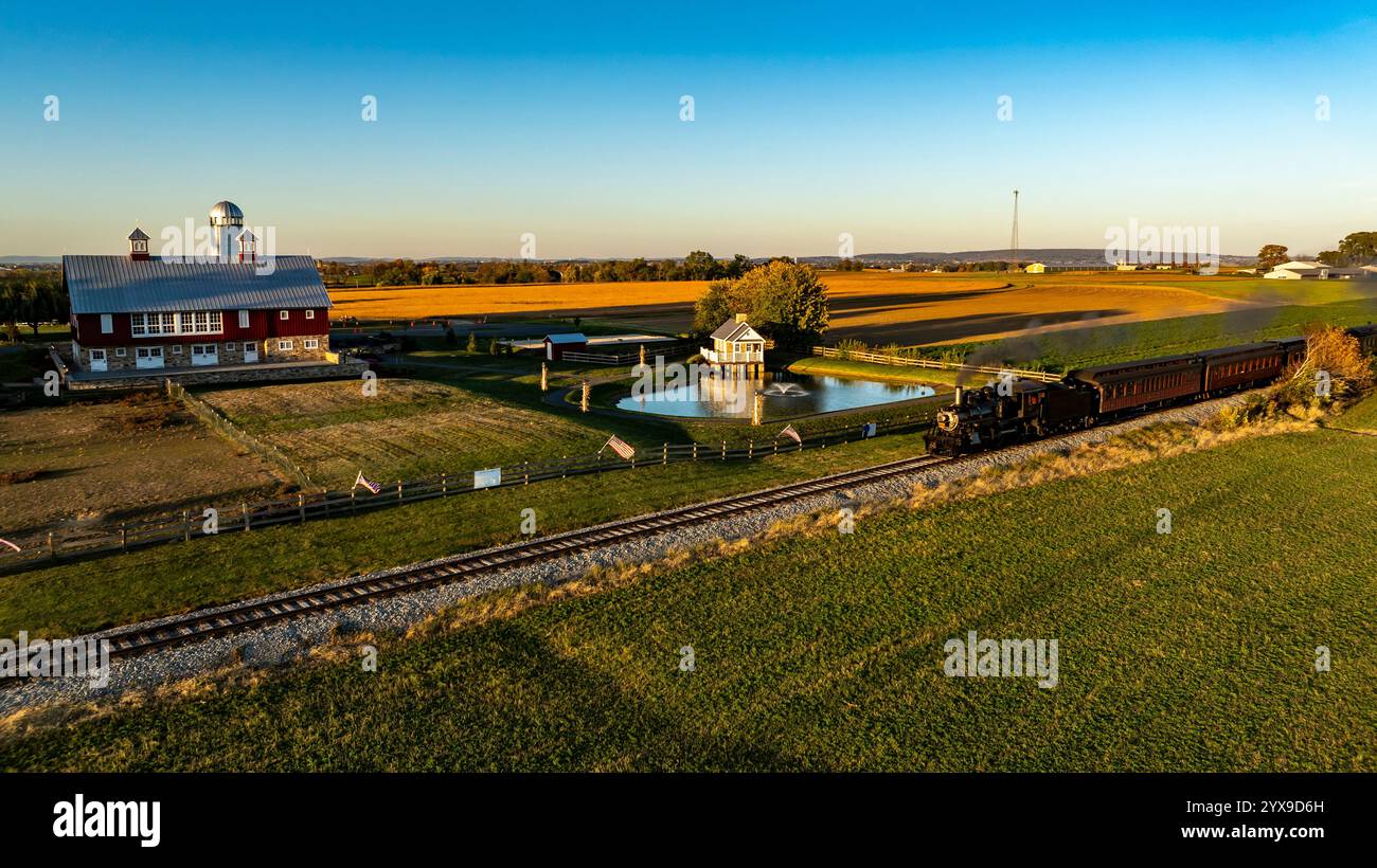 Train moves across tracks railway hi-res stock photography and images ...