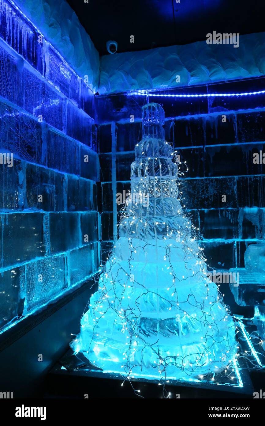 Ice Sculptures. Photo taken from the Elf Town Christmas experience in ...