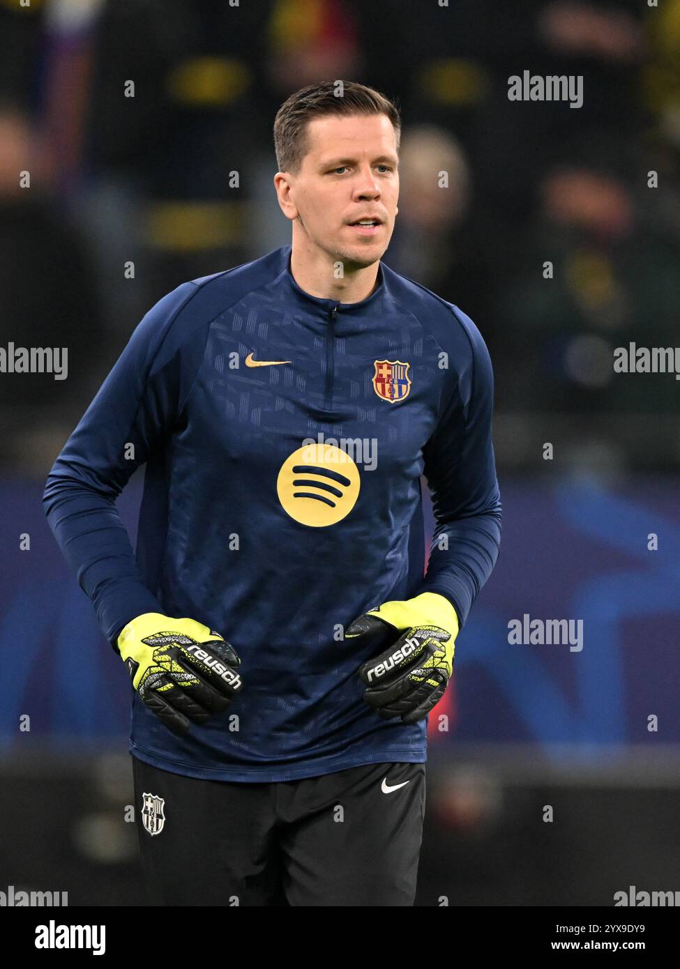 DORTMUND - FC Barcelona goalkeeper Wojciech Szczesny during the UEFA ...