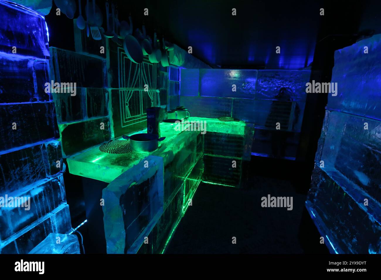 Ice Sculptures. Photo taken from the Elf Town Christmas experience in ...